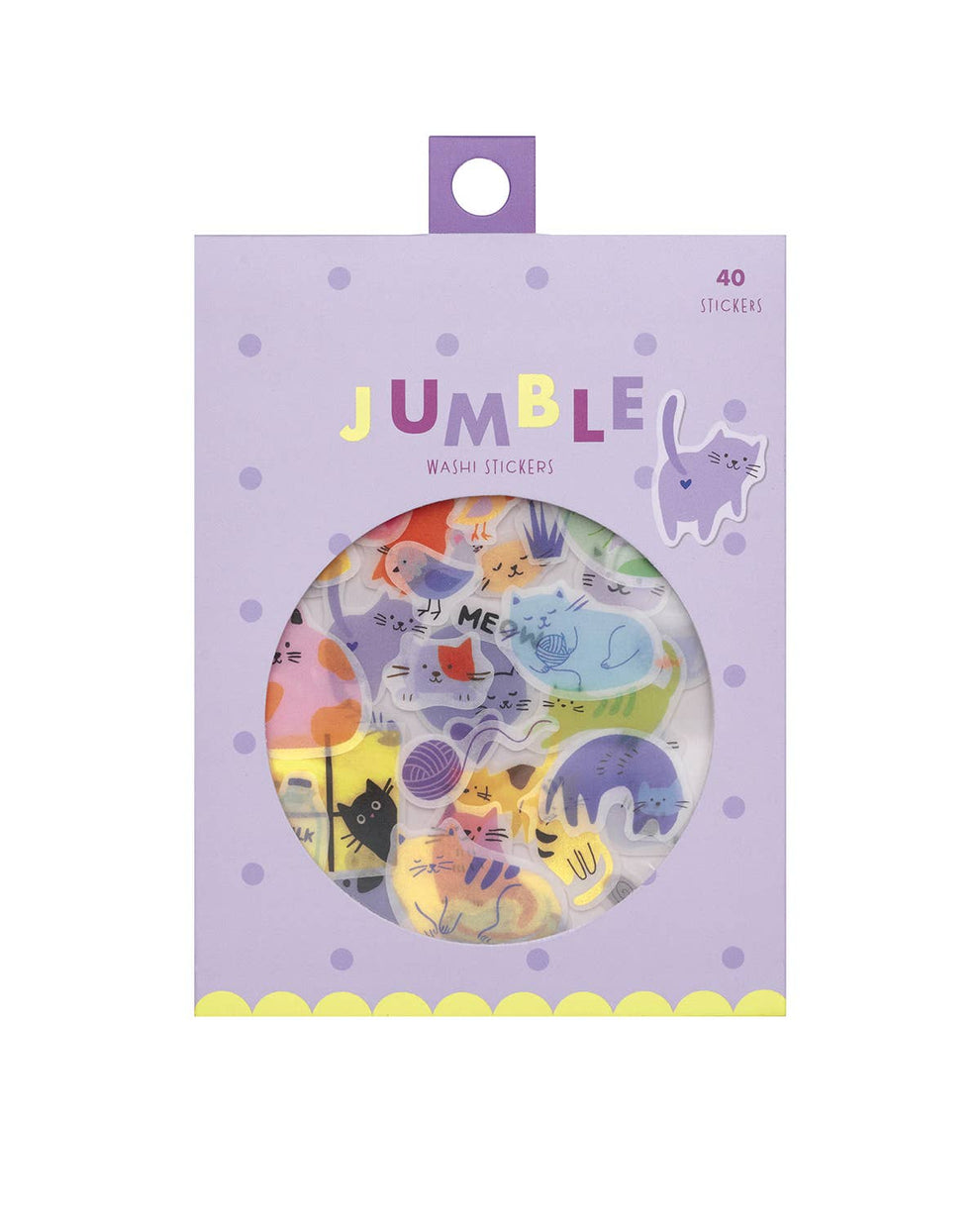 Cats Jumble Washi Stickers – The Cozy Journal