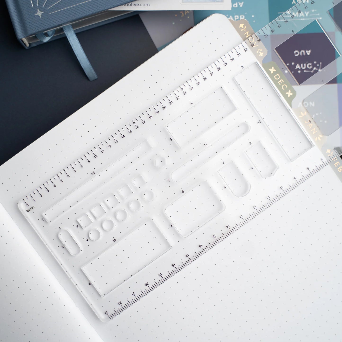 B5 Dot Grid Planning Stencil – The Cozy Journal