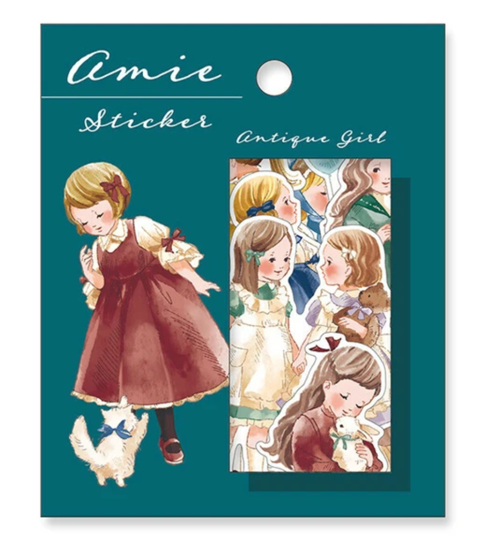 Amie Sticker - Antique Girl – The Cozy Journal
